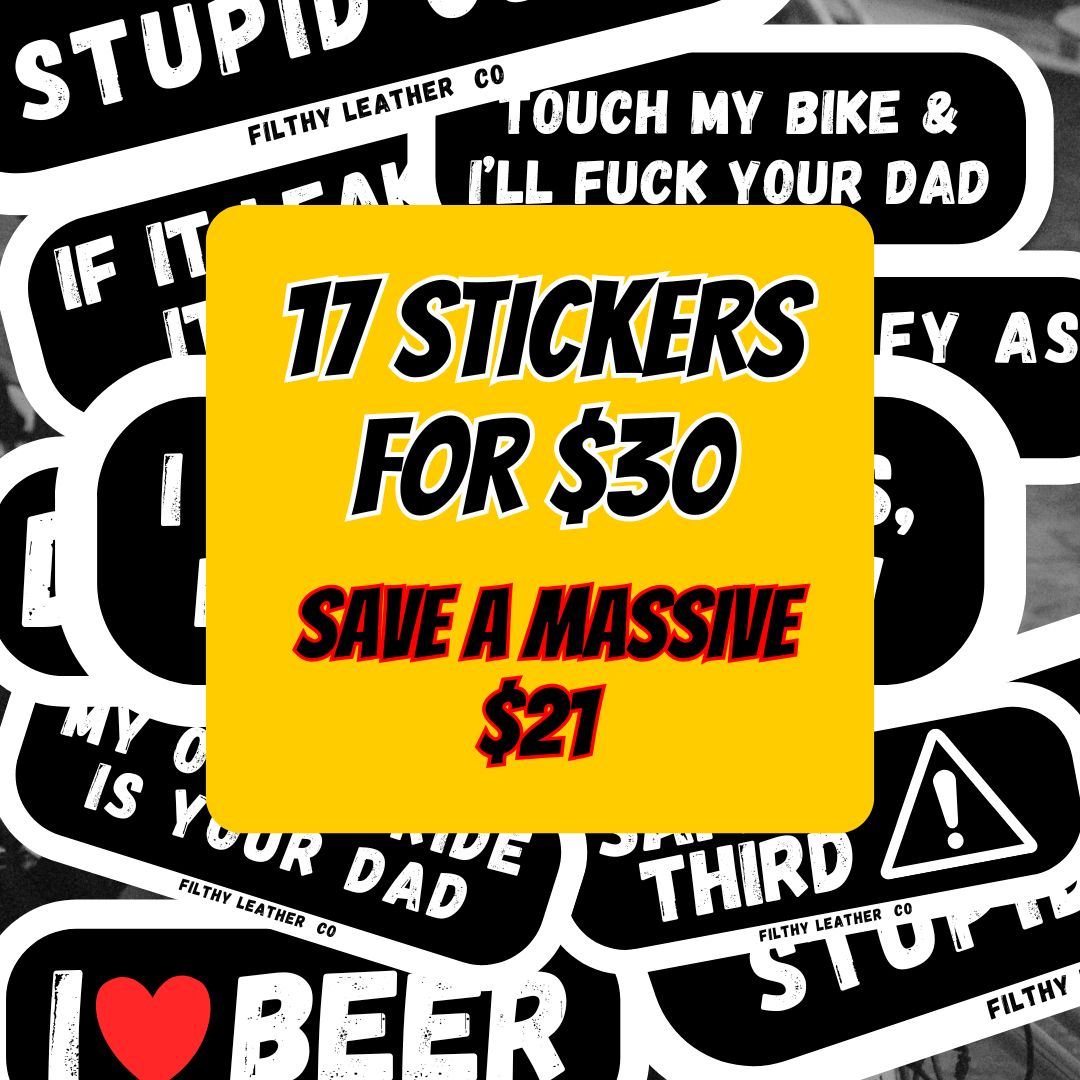 Sticker MEGA Pack – Filthy Leather Co