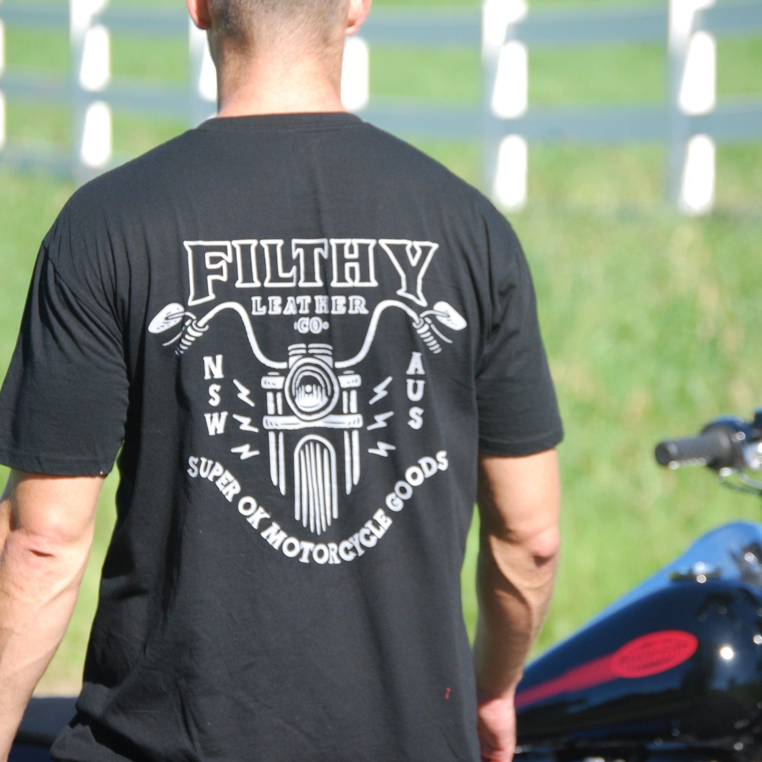 Chopper Motorcycle Tee – Filthy Leather Co
