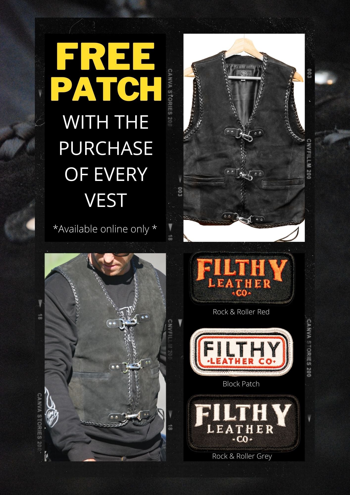 Heritage Suede Motorcycle Vest – Filthy Leather Co