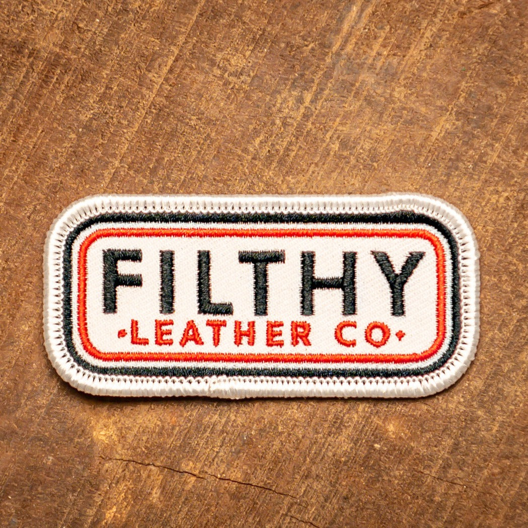 Block Motorcycle Patch for Denim, Leather and Canvas – Filthy Leather Co